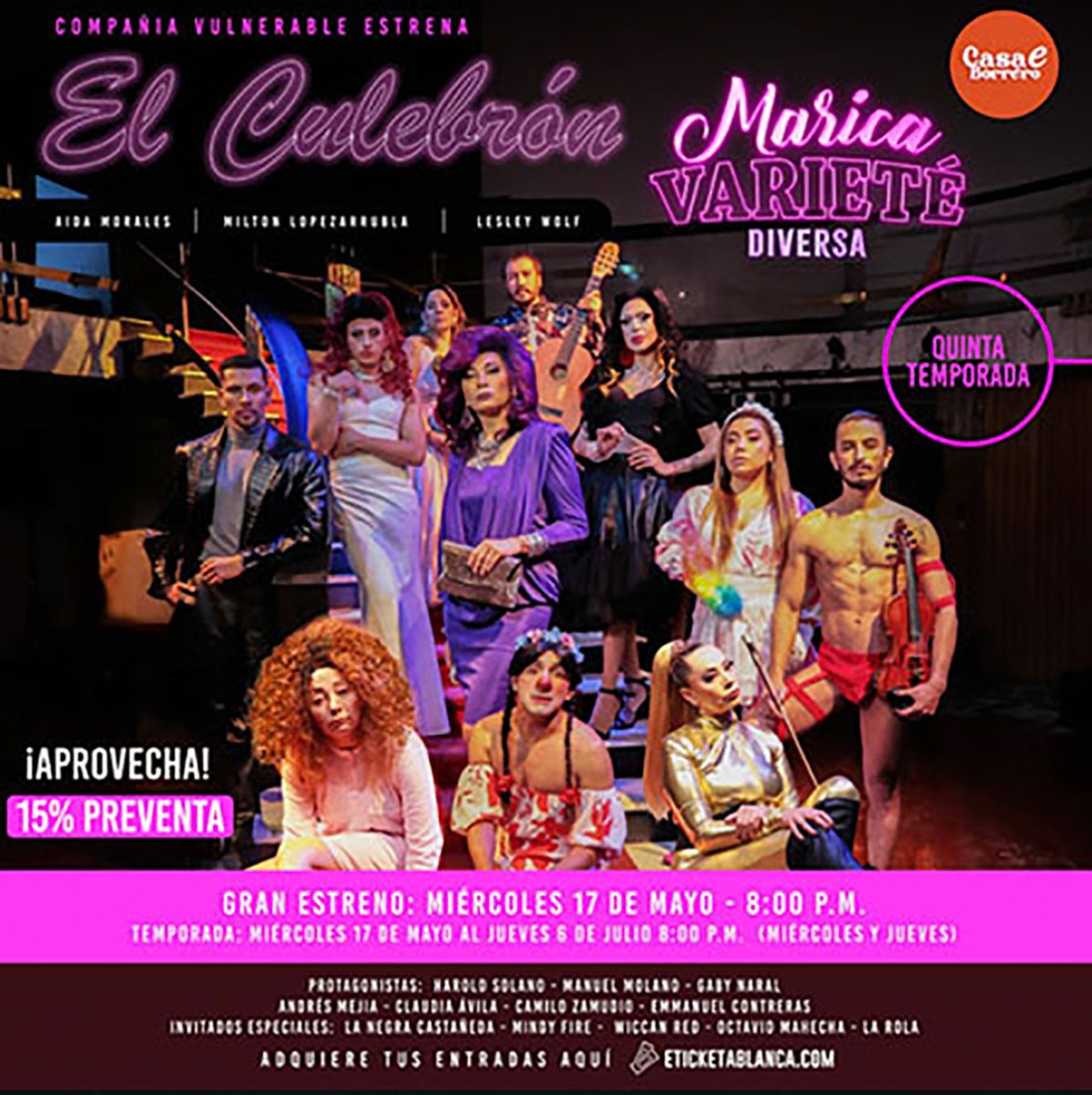 El Culebrón: Una parodia del drama llega a CASA E BORRERO , con el ...