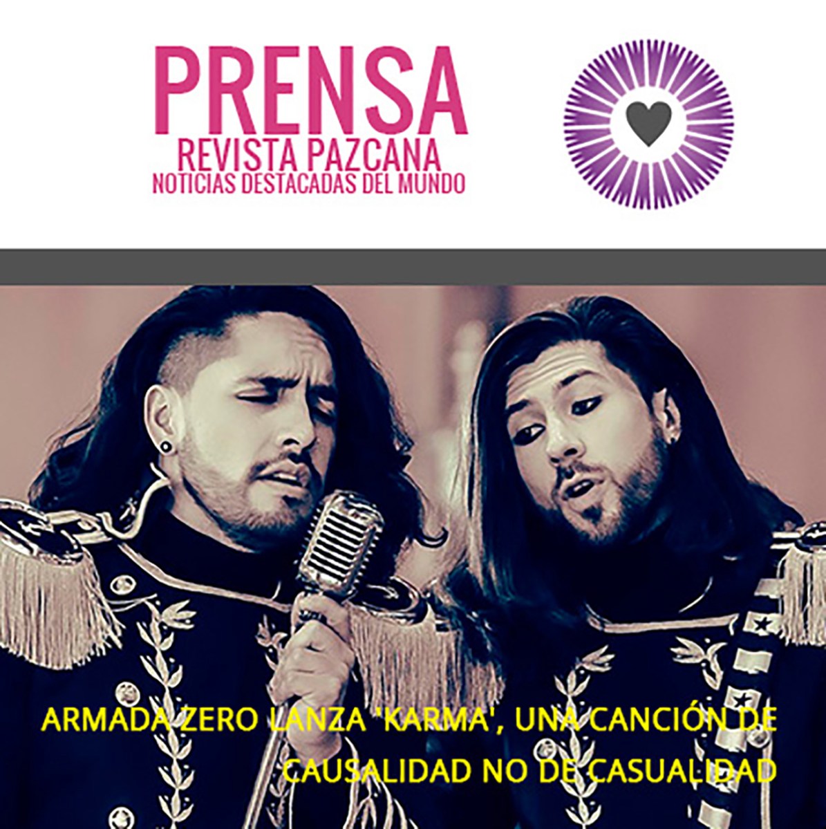 Armada Zero lanza ‘Karma’, una canción de causalidad no de casualidad – Revista Pazcana