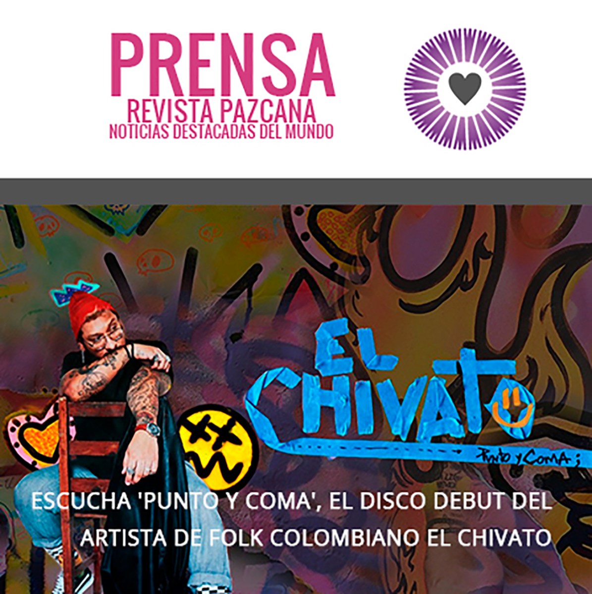 Escucha ‘Punto y Coma’, el disco debut del artista de folk colombiano ...