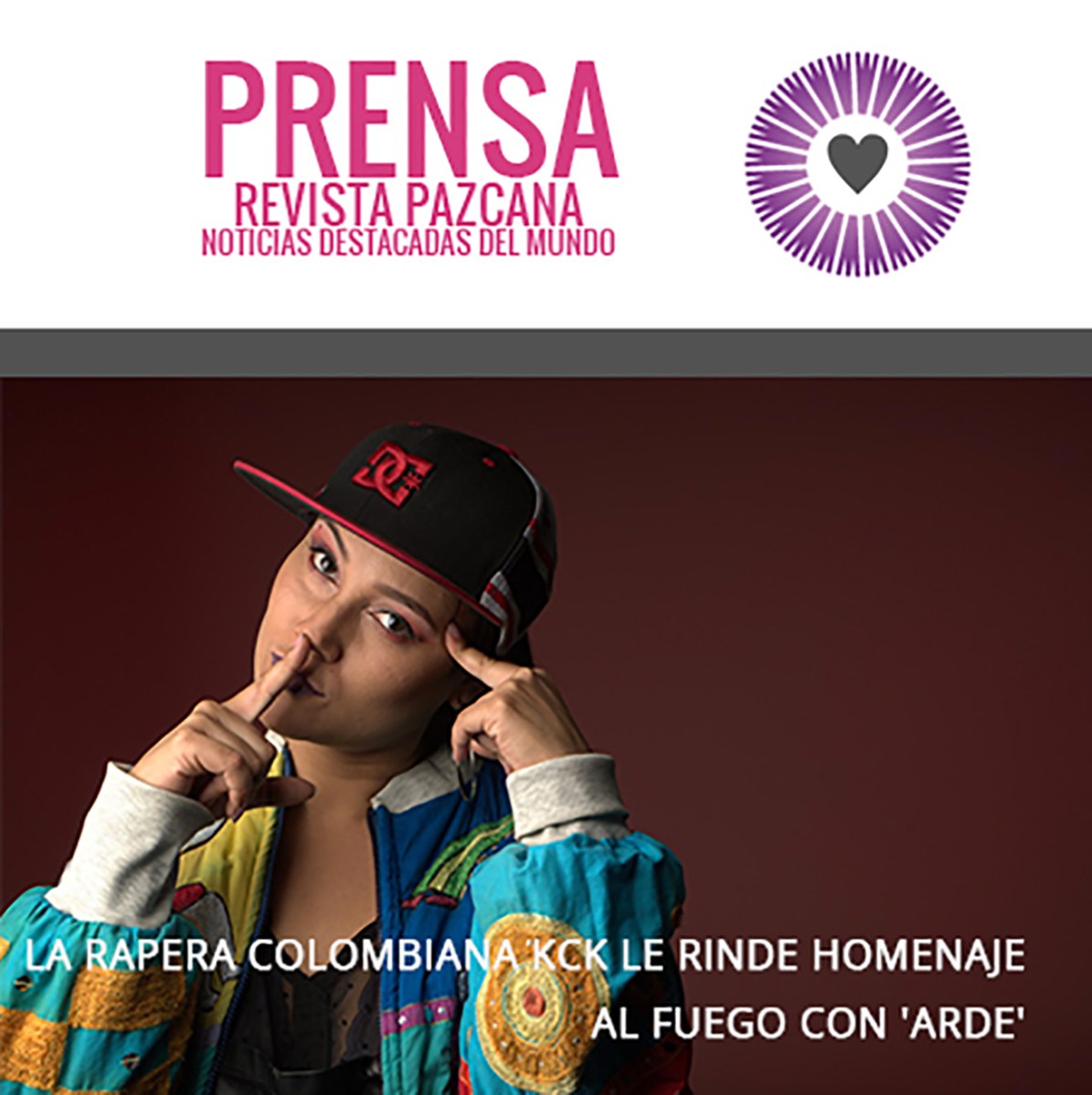 La rapera colombiana KcK le rinde homenaje al fuego con ‘Arde ...