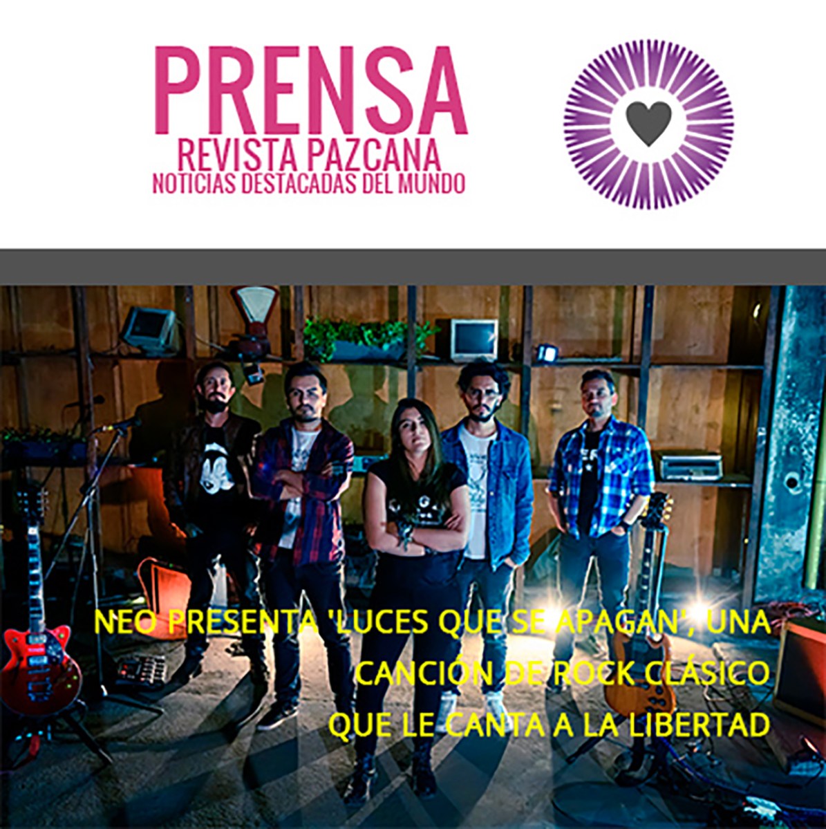 NEO presenta ‘Luces que se apagan’, una canción de rock clásico que le ...